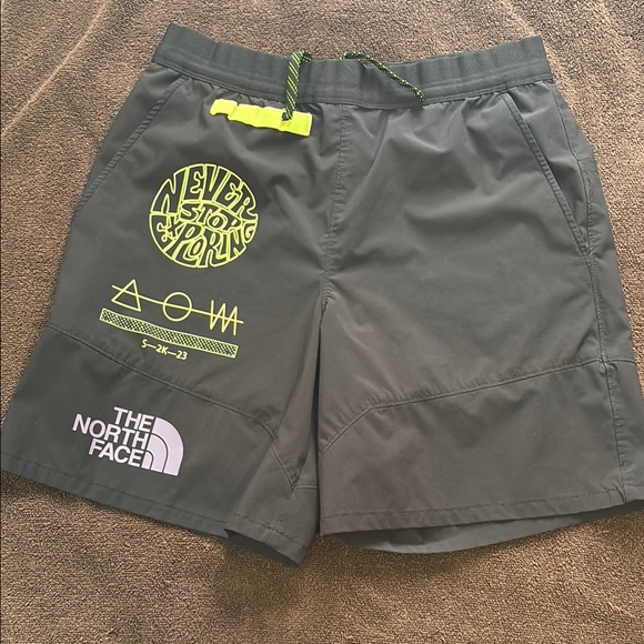 The North Face | Shorts | The North Face Black Run Shorts With Neon ...